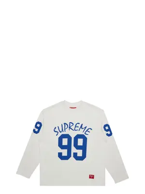 Supreme 99 Long-sleeve Football Top - White