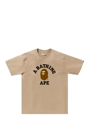 A BATHING APE College Tee 'beige - Tan