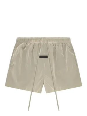 Fear Of God Crinkle Nylon Running Short 'garden - Yellow