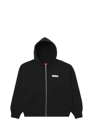 Supreme Spread Zip Up Hooded Sweatshirt - Black