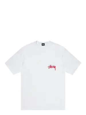 STÜSSY Beat Crazy Tee 'white'