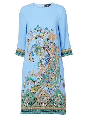 Etro Paisley Print Minidress - Multicoloured