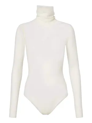 MAISON MARGIELA Turtleneck Bodysuit - White