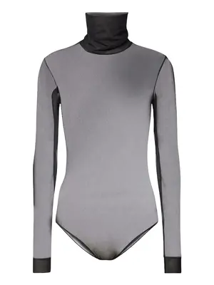 MAISON MARGIELA Turtleneck Bodysuit - Black