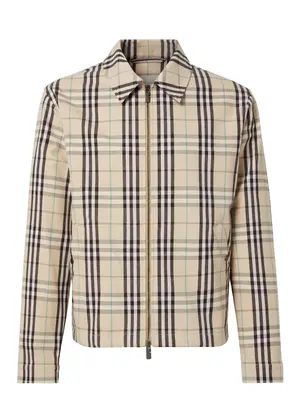 Burberry Check Cotton Jacket - Multicoloured