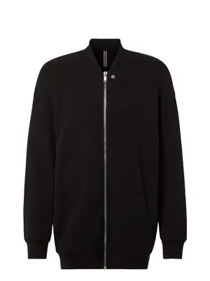 Rick Owens Jumbo Flight Cotton Jersey Hoodie - Black