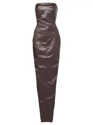Rick Owens Rick Owens Denim Bustier Gown Brown
