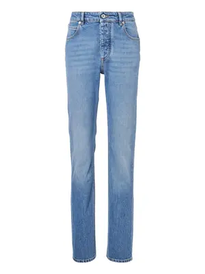 Bottega Veneta Mid-rise Slim Jeans - Blue