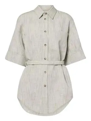 TOD'S Silk, Wool, And Cotton Shirt - White