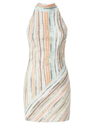 Missoni Striped Mini Dress - Neutrals