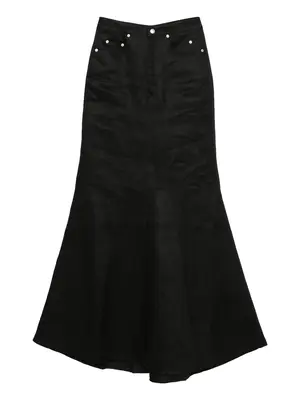 Rick Owens Godet Maxi Skirt - Black