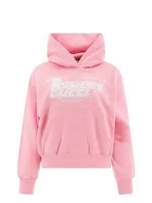 Gucci Hooded Sweatshirt With Print - Pink