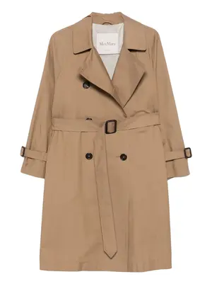 MAX MARA Max Mara Gabardine-Weave Trench Coat