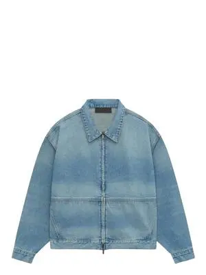 Fear Of God Essentials Denim Trucker Jacket - Vintage Blue