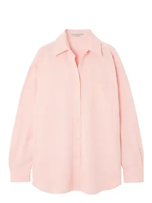 Stella McCartney Oversized Crepe Shirt - Pink