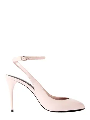 Alaïa 90 Patent-leather Pumps - Pink