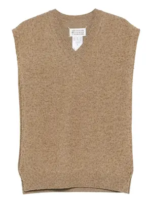 MAISON MARGIELA Maison Margiela Piled-Knit Vest