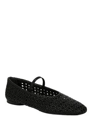 Vince Vivian Mary Jane Flats - Black