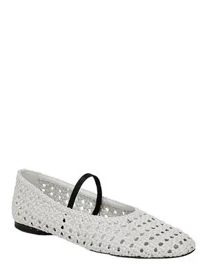 Vince Vivian Mary Jane Flats - White