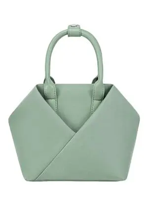 LUX AND NYX Origami Crossbody Tote And Handbag - Sage Green