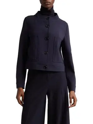 Max Mara Lamine Virgin Wool Jacket - Ultramarine
