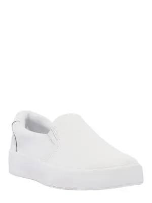 KEDS® Pursuit Slip-on Sneaker - White Leathe