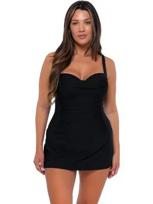 SUNSETS ESCAPE Sunsets Escape Sienna Swim Dress Black