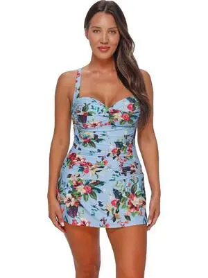 SUNSETS ESCAPE Sunsets Escape Sienna Swim Dress Budding Romance