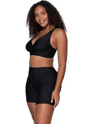 SUNSETS ESCAPE Sunsets Escape Bayside Bike Short Swim Bottom Black