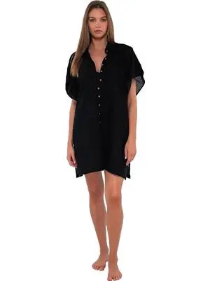 SUNSETS Sunsets Shore Thing Tunic Black