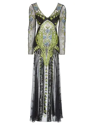 TEMPERLEY LONDON Gigi Maxi Dress - Black