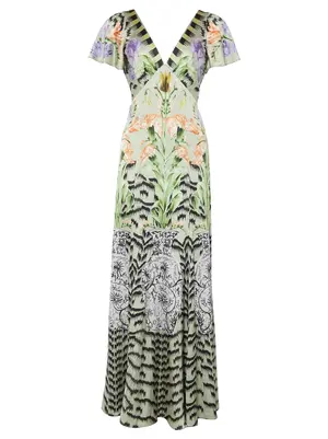 TEMPERLEY LONDON Cleo Gown - Green