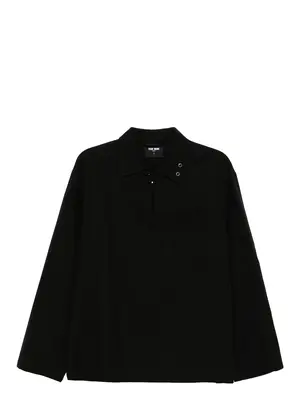 TEAM WANG DESIGN Choices Herringbone Shirt - Black