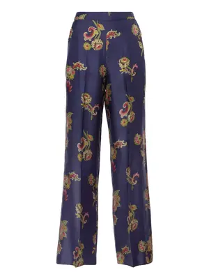 ETRO Etro Silk Palazzo Pants