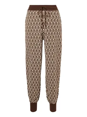 VALENTINO Valentino Toute La V Virgin Wool Track Pants