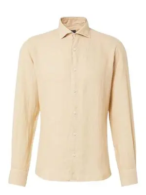 Fedeli Linen Shirt - Beige