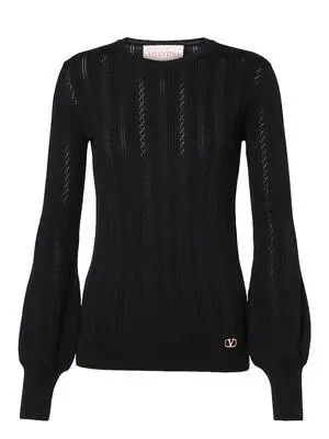 Valentino Garavani Virgin Wool Sweater - Black