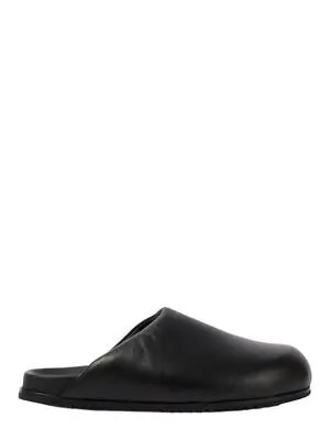 Rick Owens Granola Leather Mules - Black