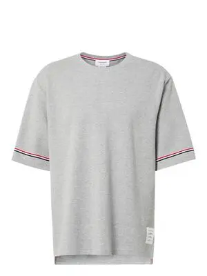 Thom Browne 4-bar Cotton T-shirt - Grey