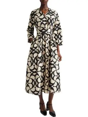 MAX MARA Max Mara Alice Print Shirtdress