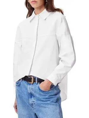 ALLSAINTS Toria Cotton Shirt - White