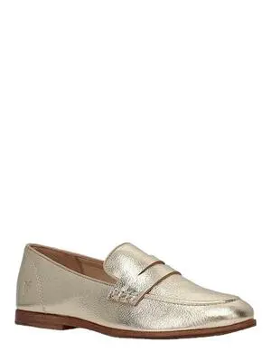 Frye Faith Penny Loafer - Light Gold