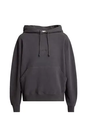 Saint Laurent Saint Laurent Fleece Tonal Logo Hoodie Fog