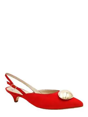 AMALFI BY RANGONI Amalfi By Rangoni Abissa Slingback Kitten Heel Pumps Tulip Cashmere