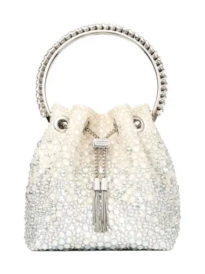 JIMMY CHOO Bon Bon Bucket Bag - Neutrals