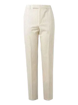 CELINE Celine Striped Wool Trousers