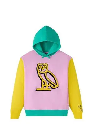 OVO X The Simpsons Krusty The Clown Hoodie - Pink/yellow