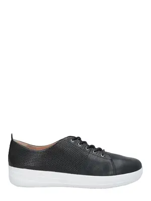 Fitflop Leather Sneakers - Black