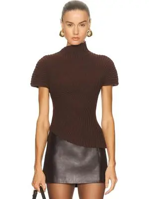 Cult Gaia Annemie Knit Top - Java