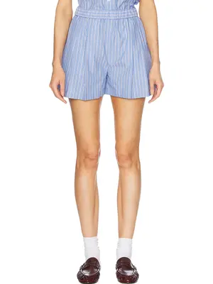 Marni High Waisted Short - Blue China